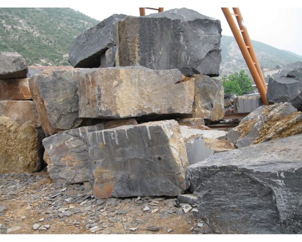 Natural black limestone block slab – Chateau limestone Supplier
