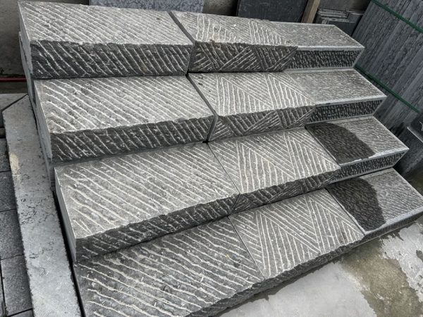 Outdoor stone stair treads chateau limestone steps – Chateau limestone ...